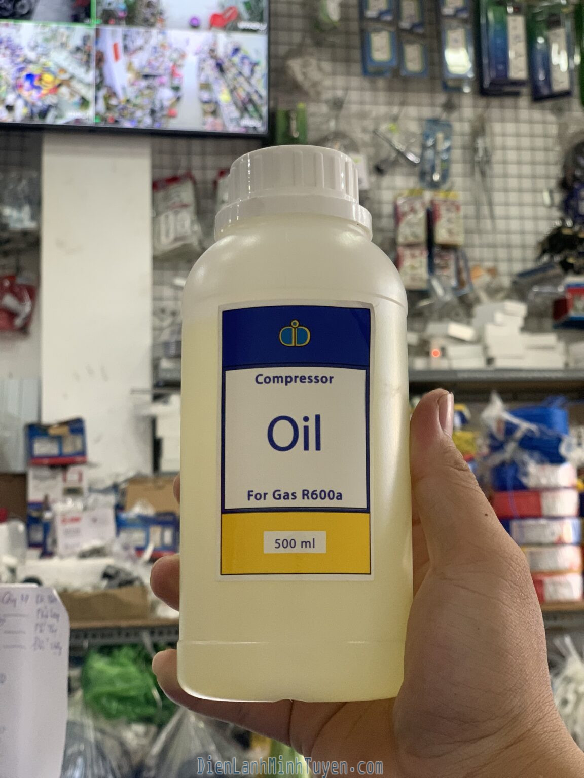Dầu block tủ lạnh R600A, Nhớt R22 - Điện Lạnh Minh Tuyền
